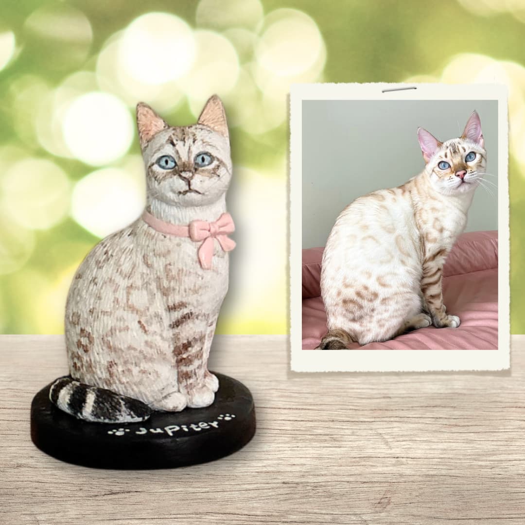 Custom Cat Bobblehead Cake Topper – Myminipets